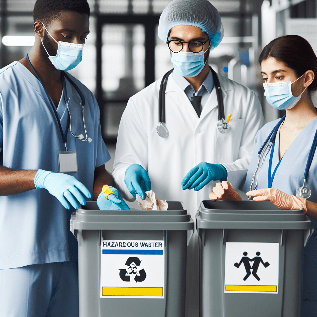 Manejo de residuos peligrosos en instalaciones médicas